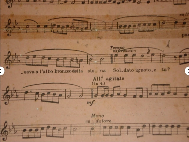 SPARTITO MUSICALE ANTICO usato spartiti da collezione d'epoca 900 di ...