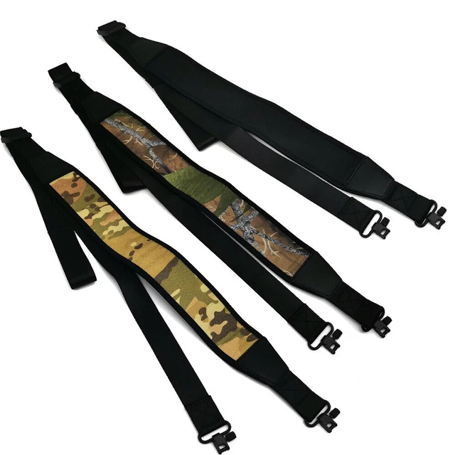 GUN RIFLE SHOTGUN Sling Camo Textured Backing With Adjustable Straps ...