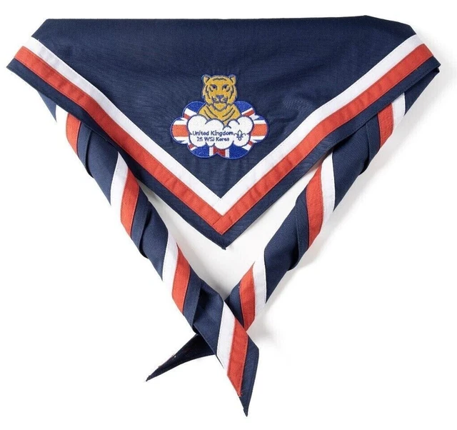 UK CONTINGENT 25TH World Scout Jamboree, South Korea Scarf / Necker £35 ...