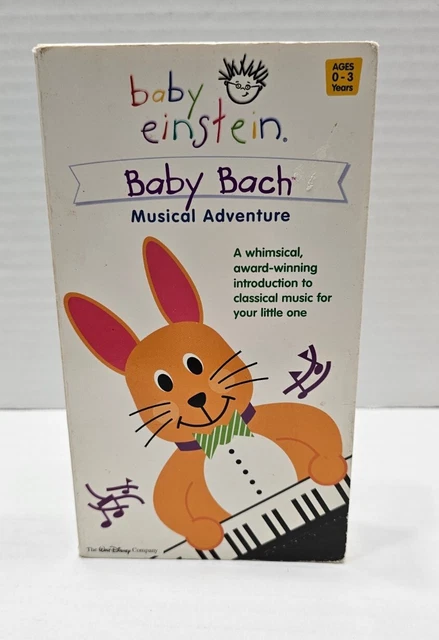 RARE VINTAGE 1998 Baby Einstein: Baby Bach Musical Adventure VHS Tape £ ...