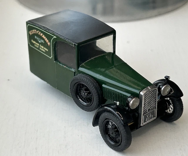 TOBER MODELS 1931 BSA TW-5 ‘V’ Twin van 1:43 Painted & Assembled White ...