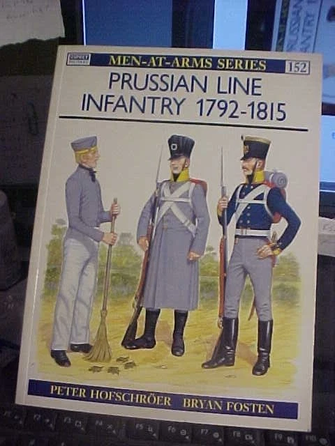 PRUSSIAN LINE INFANTRY 1792-1815 Osprey Men-at-Arms #152 PB $4.00 ...