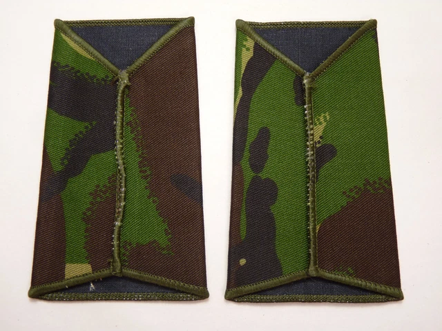 DPM RANK SLIDES / Epaulette Pair Genuine British Army - ACF Warrant ...