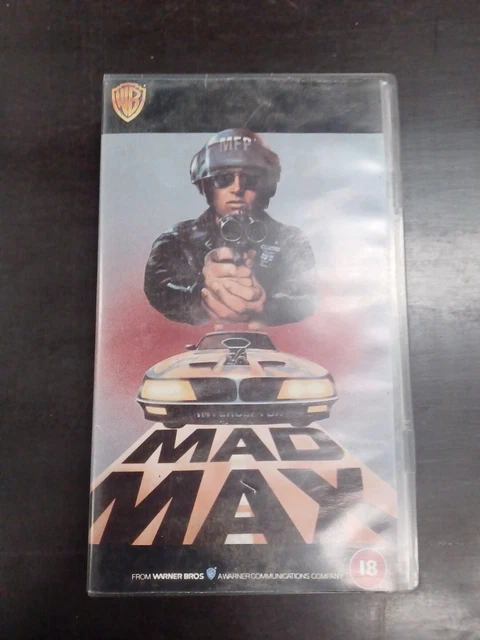 MAD MAX VHS Mel Gibson George Miller 1979 Warner Bros English Printed ...