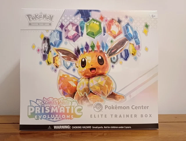POKÉMON TCG PRISMATIC Evolutions Pokemon Center Elite Trainer Box ETB ...