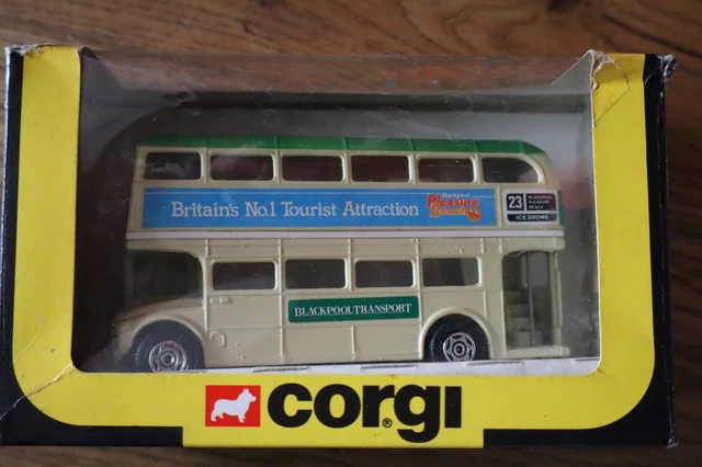 1983 CORGI 469 Routemaster Bus Blackpool Pleasure Beach Opened Unplayed ...