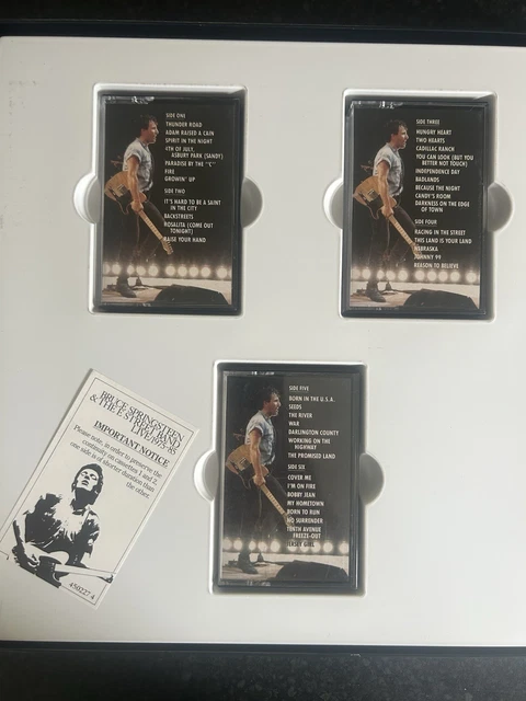 BRUCE SPRINGSTEEN CASSETTE Box Set Live 1975-85 E Street Band 1986 ...
