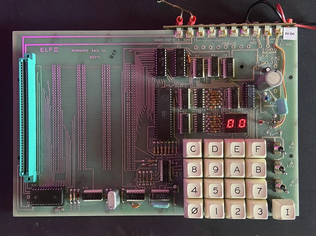 VINTAGE NETRONICS ELF II Single Board Computer, Trainer $575.00 - PicClick