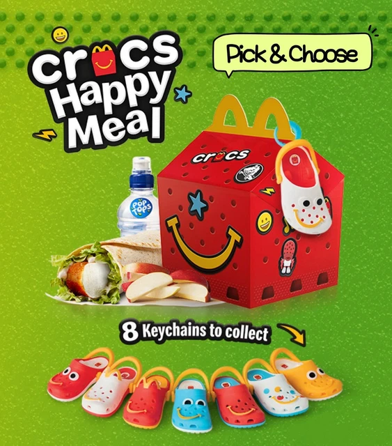 MCDONALD'S 2025 HAPPY Meal Toys AUS X Crocs Mini Keychains/Clips Boxed- Pick $9.99 - PicClick AU