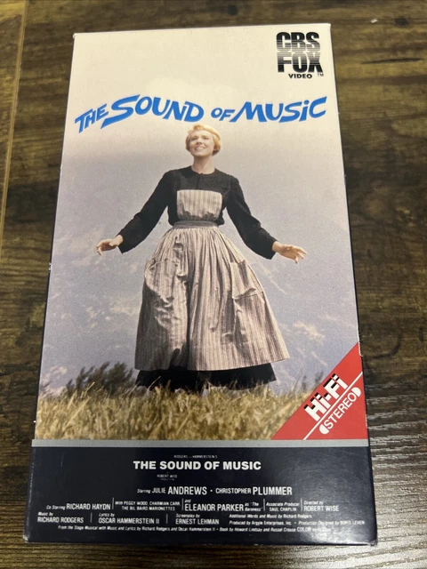 THE SOUND OF Music (VHS,1965, 2-Tape Set) Rare CBS FOX Musical Brand £9 ...