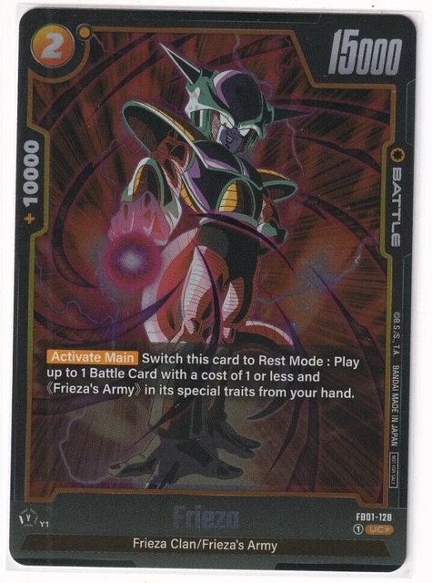 FRIEZA FB01-128 UC* Alt Awakened Pulse Dragon Ball Fusion World EUR 1,50 - PicClick FR