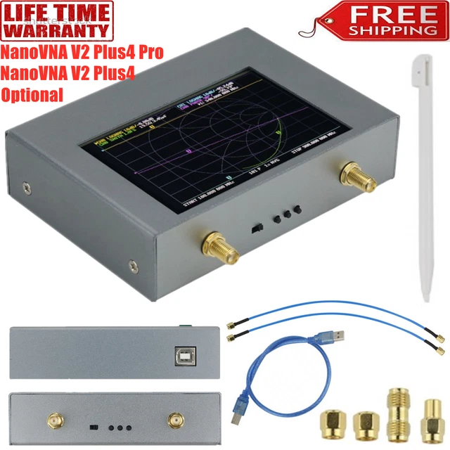NANOVNA V2 PLUS4 Pro 4G Vector Network Analyzer VNA Antenna Analyzer 50KHz-4GHz $373.89 ...