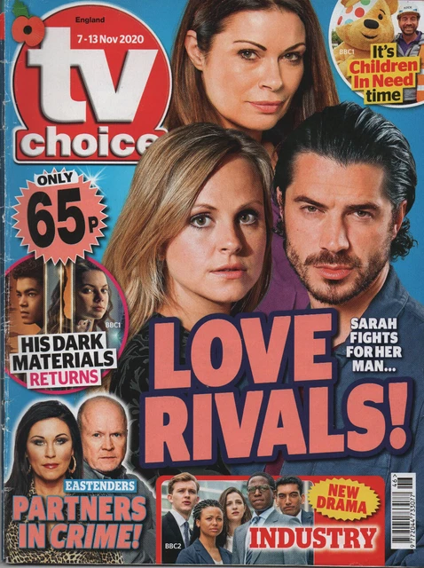 TV CHOICE 7 November 2020 Coronation street Carla / Sarah / Adam (UK ...