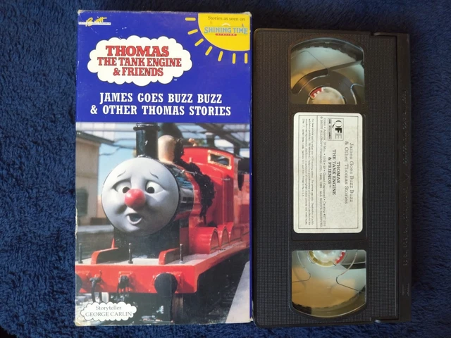 THOMAS TANK ENGINE & Friends James Goes Buzz Buzz VHS 1993 Train George ...