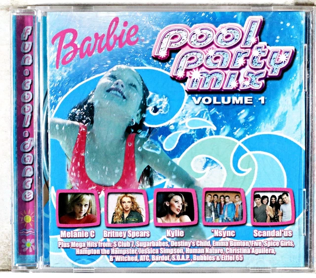 BARBIE POOL PARTY Mix Volume 1 Britney Spears Kylie Nsync Melanie C CD ...