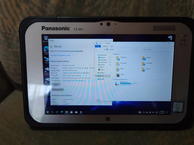 PANASONIC FZ-M1- MK3 I5 8 GB RAM Toughpad SurvPC 6, FIELDGENIUS 11 RTK ...