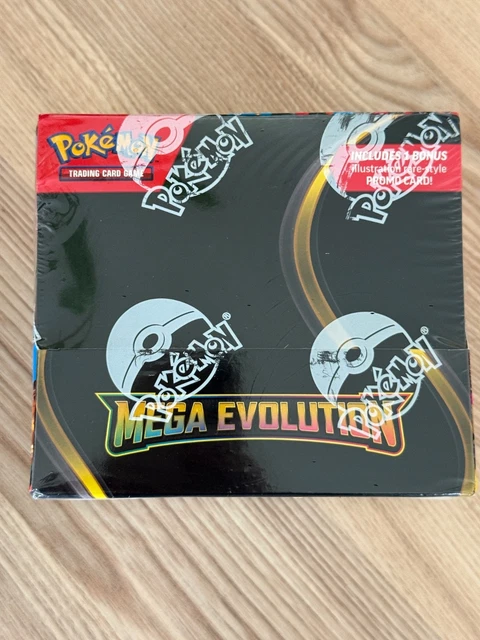 POKEMON TCG MEGA Evolution Enhanced Booster Box with Promo Topper Brand ...