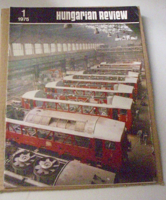 VINTAGE 1975 #1 HUNGARIAN REVIEW Magazine Assembling of Diesel Engine ...