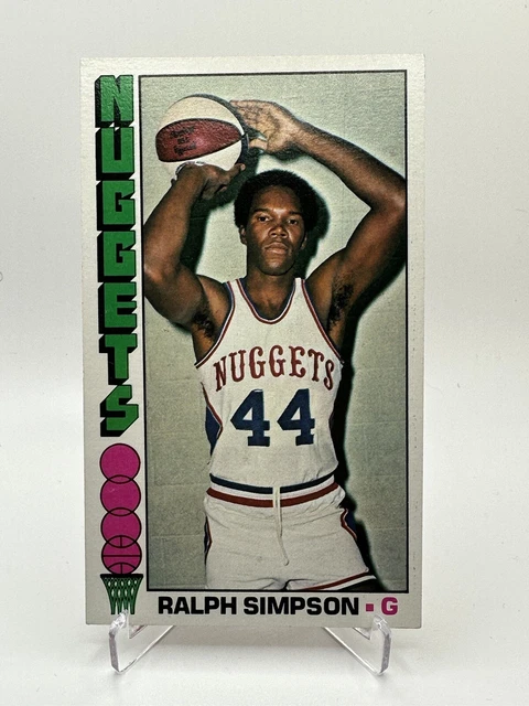 1976 TOPPS BASKETBALL Ralph Simpson #22 Denver Nuggets Jolie Vintage ...