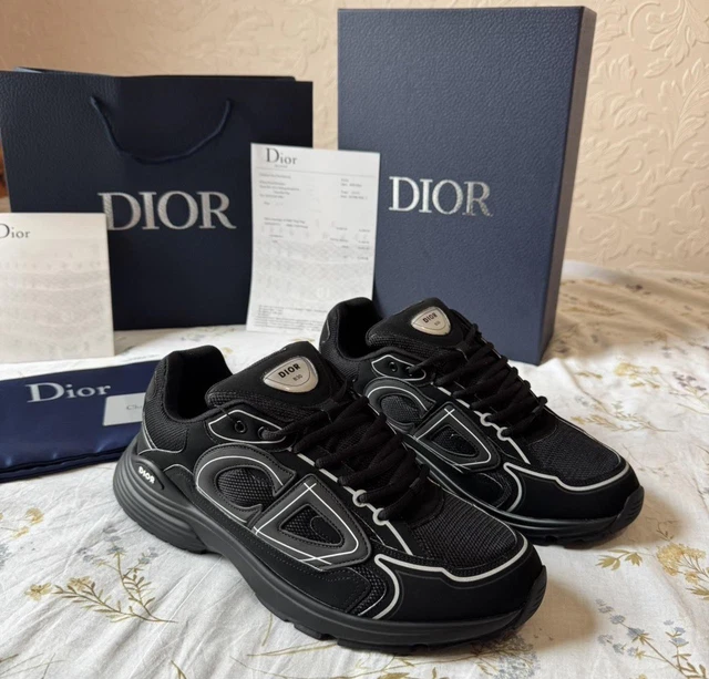 DIOR-B30 TRIPLE BLACK Size 10 UK Brand NEW COMES WITH BOX £107.08 ...