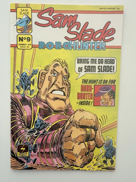 SAM SLADE ROBO-HUNTER #9 Quality Comics June 1987 Good Clean Copy £5.00 ...