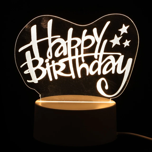 3 PCS SAFE Home LED Light Letters Design Night Light Xmas Table Lamp £ ...