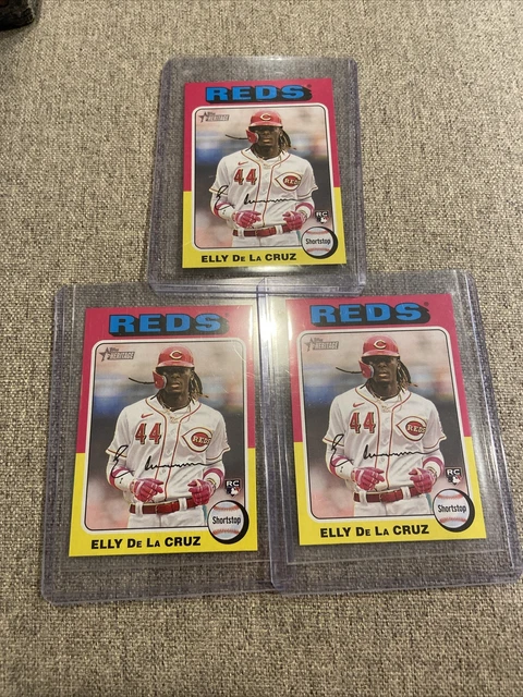 CARTA ROOKIE 3X 2024 Topps Heritage Mini Edition Elly De La Cruz RC EUR 39,52 - PicClick IT