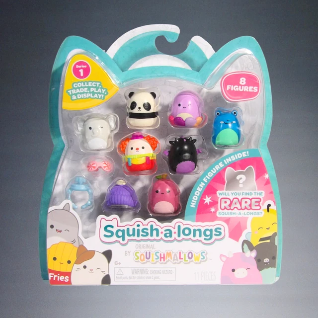 JAZWARES SQUISHMALLOWS SQUISH-A-LONGS SERIES 1 MINI-FIGS 8pc SET W ...