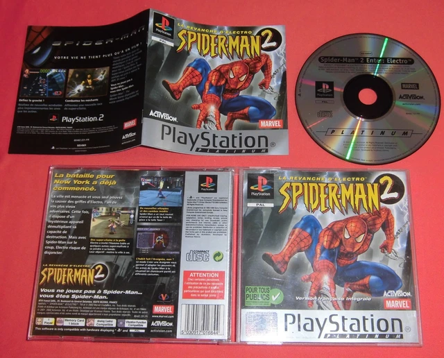PLAYSTATION PS1 SPIDER-MAN 2 La Revanche d'Electro [PAL (Fr)] PS One ...