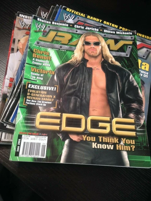 WWF WWE RAW Magazine June 2004 - EDGE + WRESTLEMANIA POSTER £5.99 ...