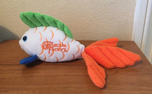 RARE THE CHEESECAKE Factory Miso Salmon Fish Soft Toy Herrington Teddy ...
