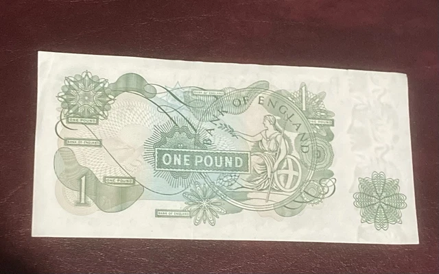 BANK OF ENGLAND One Pound Banknote Prefix Y40E054547 (56) £0.99 ...