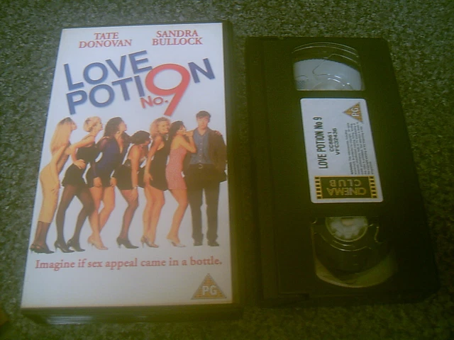 LOVE POTION NUMBER 9 Nine-Movie-Sandra Bullock-Vhs Tape EUR 1,83 ...