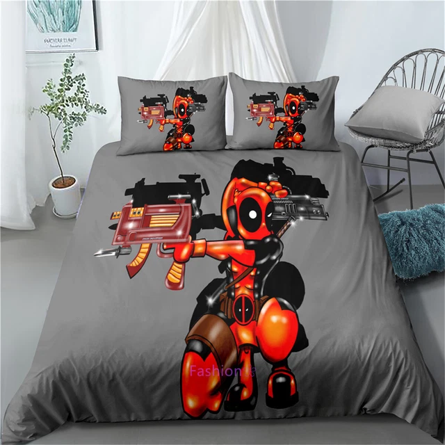 LINEN MACHINE DEADPOOL Doona/Duvet/Quilt Cover Set Single/Double/Queen ...