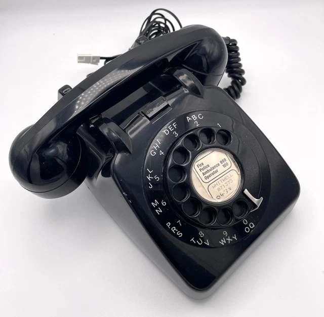 VINTAGE BLACK ROTARY Dial Telephone GPO BT 706L ( Not Working ) £21.49 ...