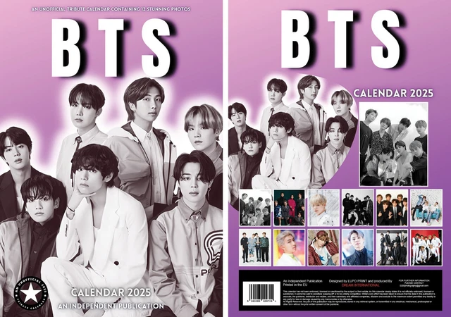 BTS KALENDER 2025 Wandkalender NEU Din A3 EUR 12,99 - PicClick DE