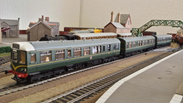 HORNBY R369A BR Class 110 DMU 3 Car Set BR Green No. E51815/E59701 ...