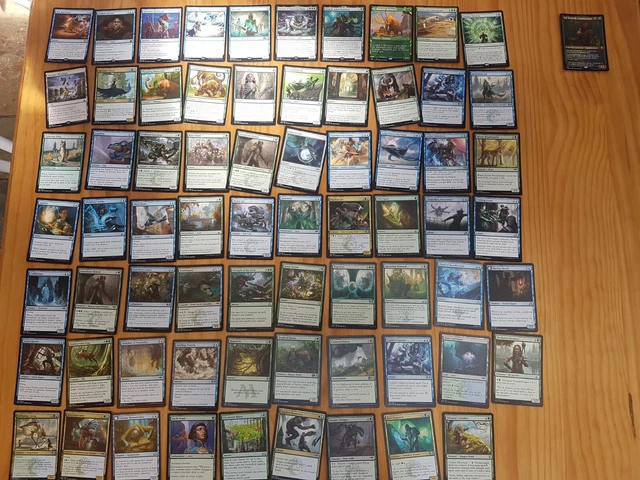 COMPLETE 100X CARD 'Simic Salamanders' Commander Deck Edh MTG Magic EUR ...