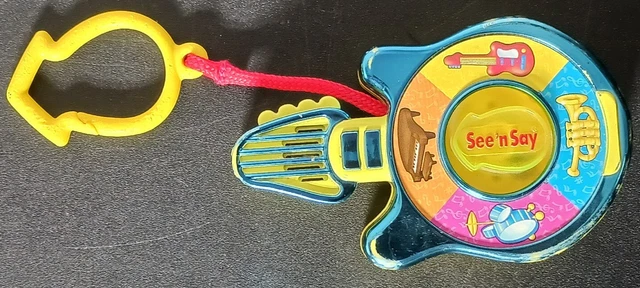 MATTEL FISHER PRICE See N Say Junior Musical Instruments W/ Clip 2003 ...