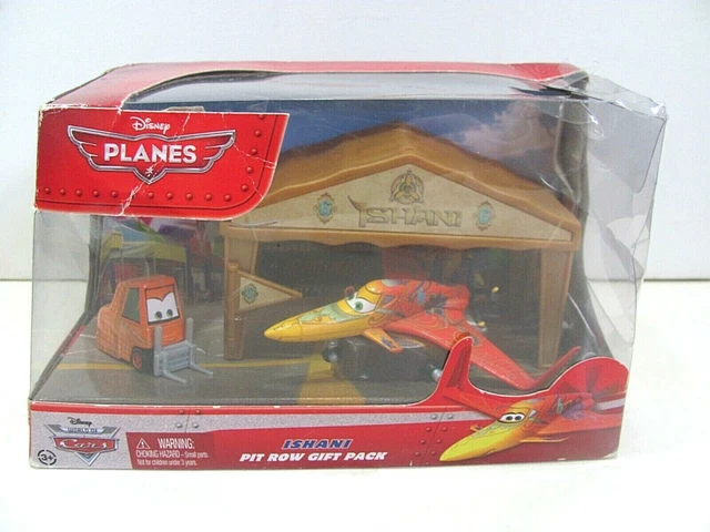 DISNEY PLANES ISHANI Pit Row Gift Pack Die-Cast Mattel 2013 - NIB $49. ...