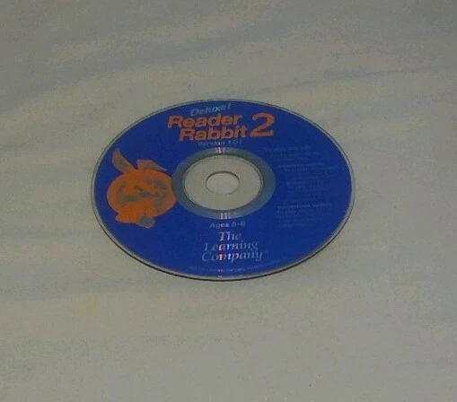 DELUXE! READER RABBIT 2 Ages 5-8 PC CD ROM Computer game (1994) Disc ...