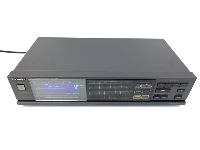 TECHNICS SH-8046 STEREO Graphic Equalizer Spectrum Analyzer Vintage ...