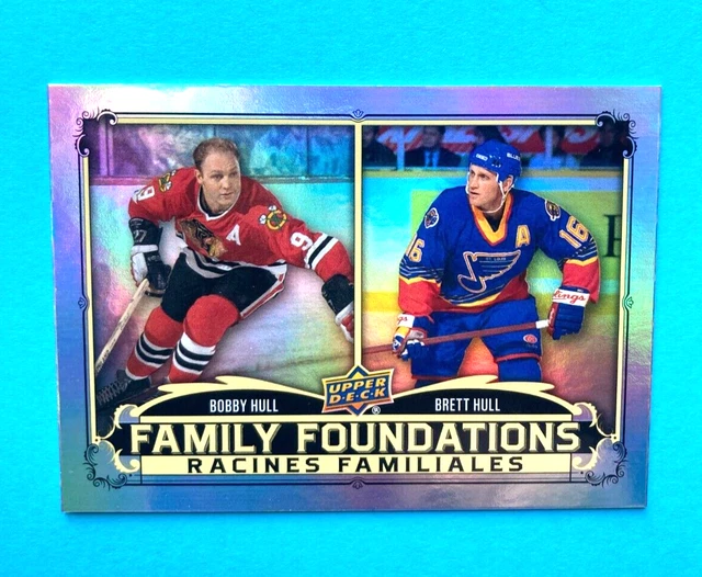 BOBBY AND BRETT Hull 2023-24 UD Tim Hortons Duos ""family Foundations ...