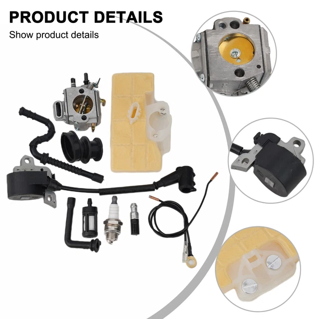 ACCESSOIRE CARBURATEUR FILTRE ?? Air Tuyau Carburant Allumage Bobine Utile Haute EUR 46,38 ...