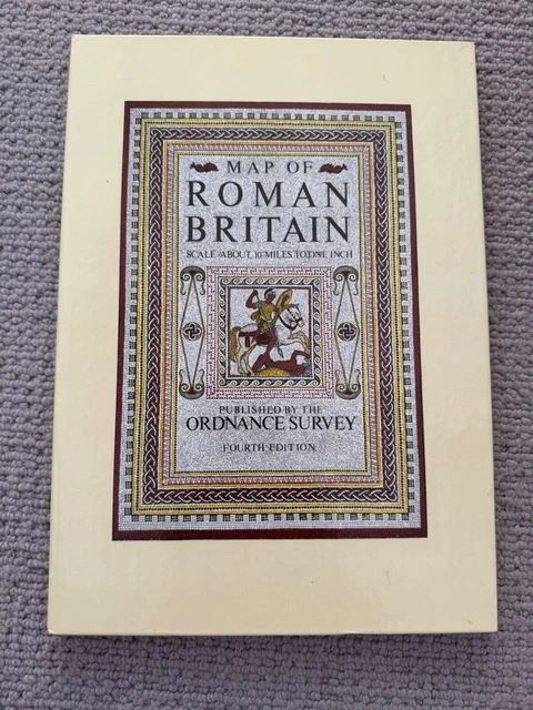 BOOK : MAP of Roman Britain. Ordnance Survey. Fourth Edition 1978 £11. ...