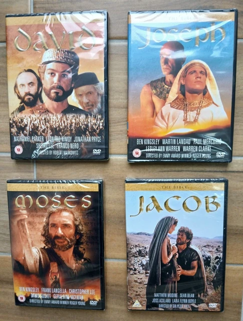NEW BIBLE COLLECTION DVDs Joseph Moses Jacob David 2010 Ben Kingsley ...