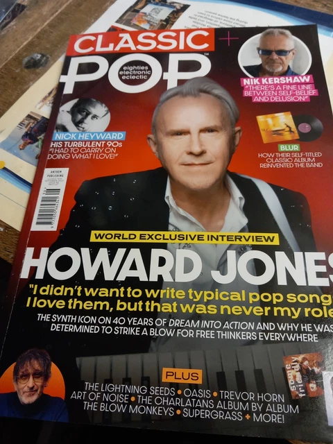 CLASSIC POP MAGAZINE No.96 New Sept 2025 Howard Jones Blur Oasis Nik ...