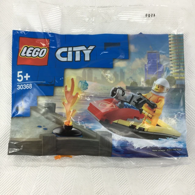 LEGO 30368 CITY Fire Rescue Water Scooter 33 Pieces Polybag 2020 (TRACK ...