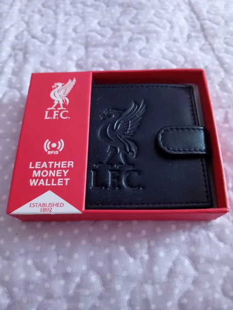 LIVERPOOL FC WALLET RFID Anti Fraud Wallet ( Real Leather ) Gift ...