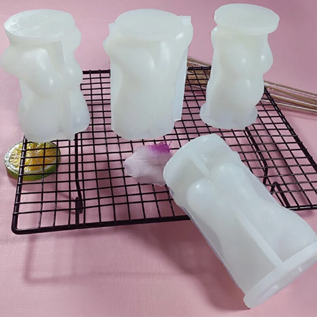 3D HUMAN BODY Epoxy Molds Female Torso Pregnant Woman Statue Wax Soap ...